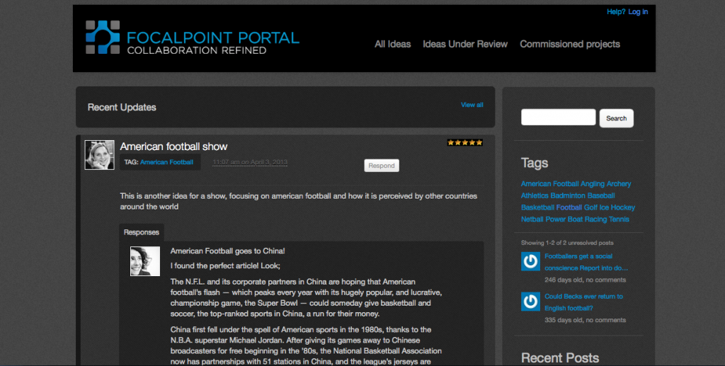 Video Portal - FocalPoint Server